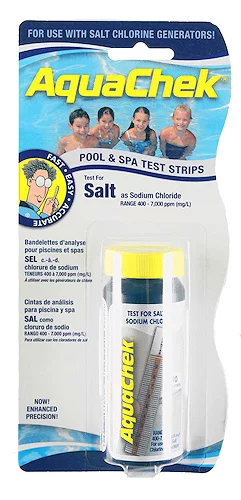 AquaChek Salt Test Strips - Pool Water Testing - Swimming Pool Test Strips