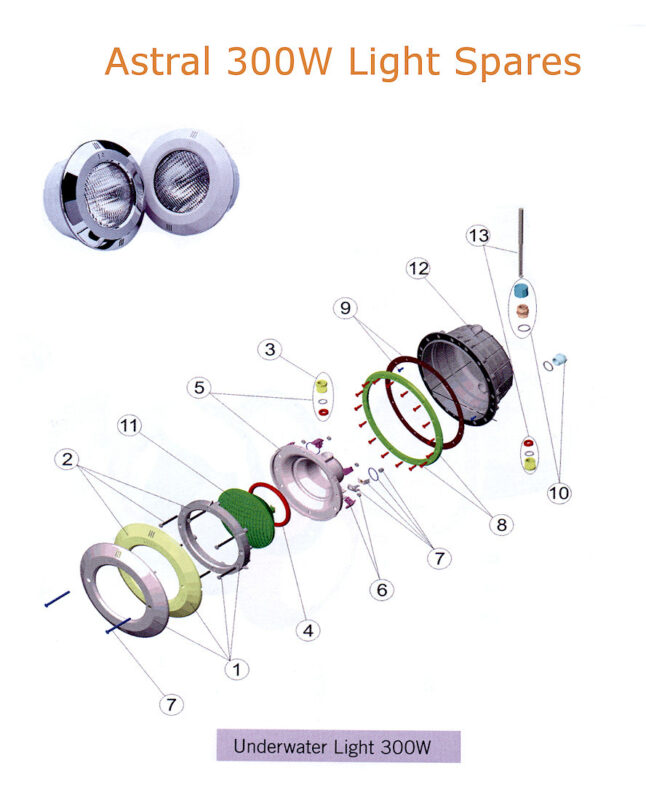 Pool Lighting Spare Parts | UK Pool Store