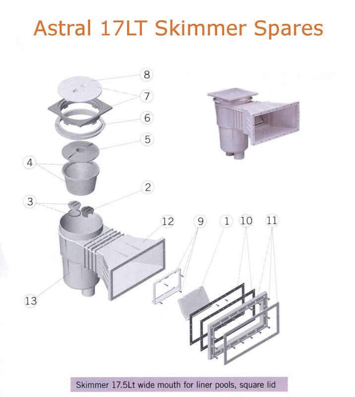 Swimming Pool Flow Fitting Spares - UK Pool Store
