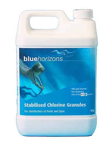 Blue Horizons Stabilised Chlorine Granules - Chlorine Granules - Pool ...