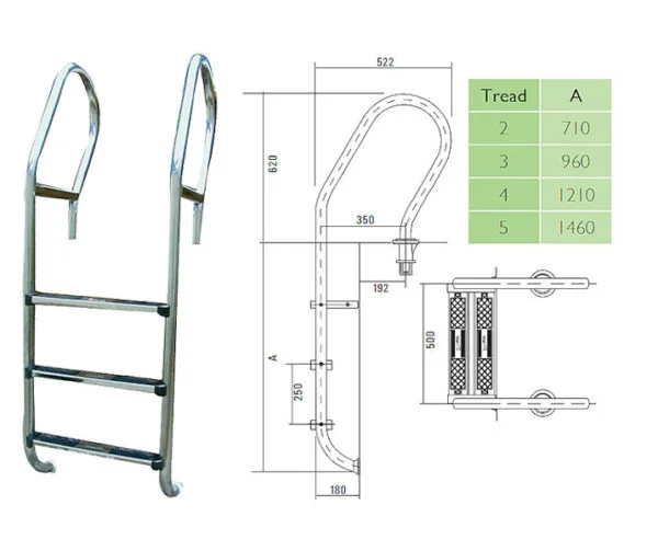 Pool Ladders | Swimming Pool Ladders | UK Pool Store
