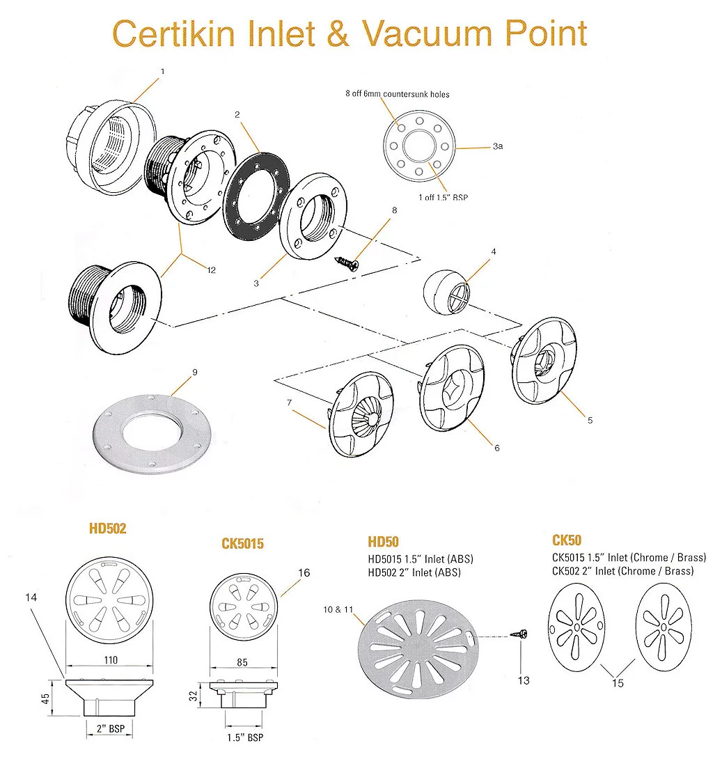 Pool Skimmer Spares | Pool Filtration System Spares
