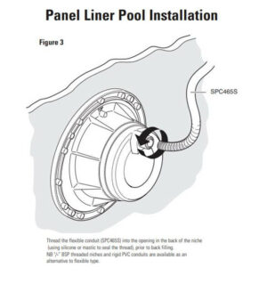 Certikin PU9 Standard LT White LED Pool Light - Liner