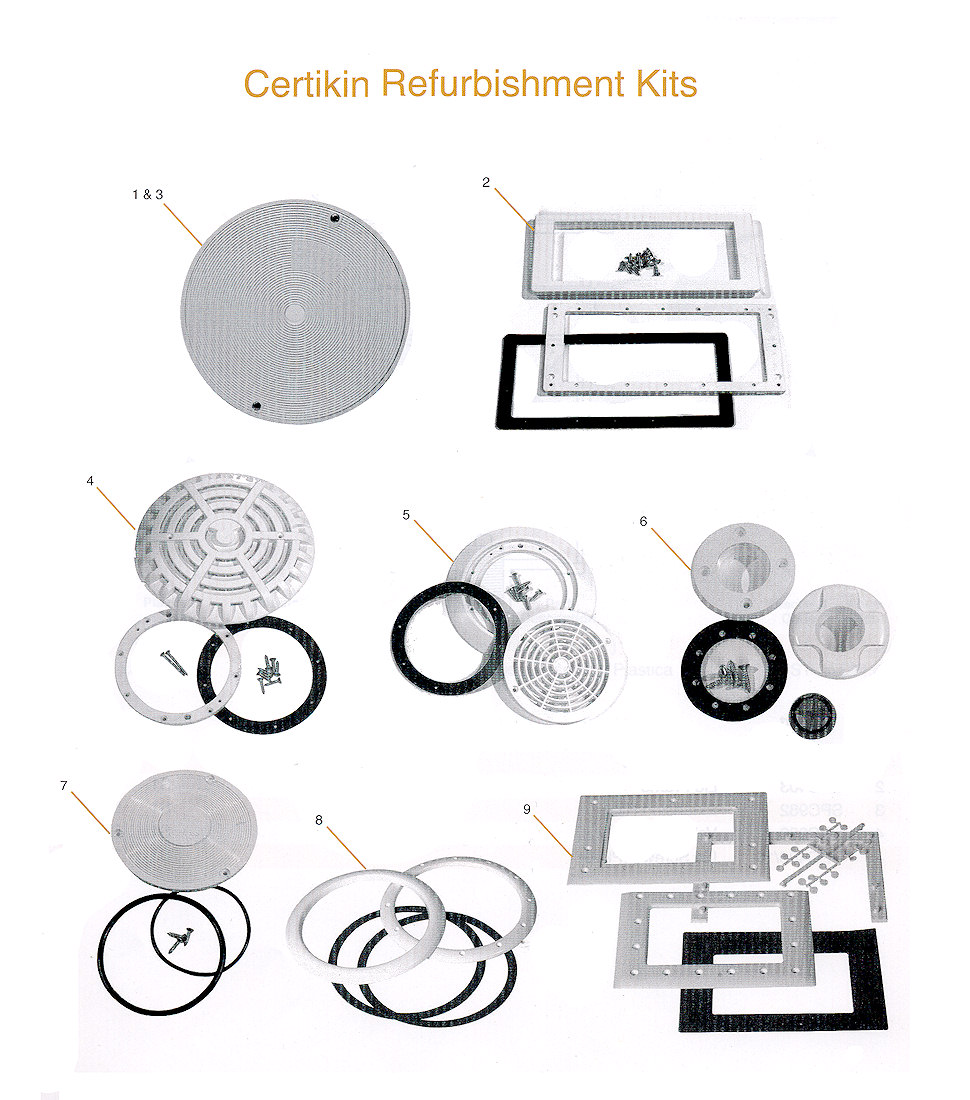 Certikin Pool Refurbishment Kits