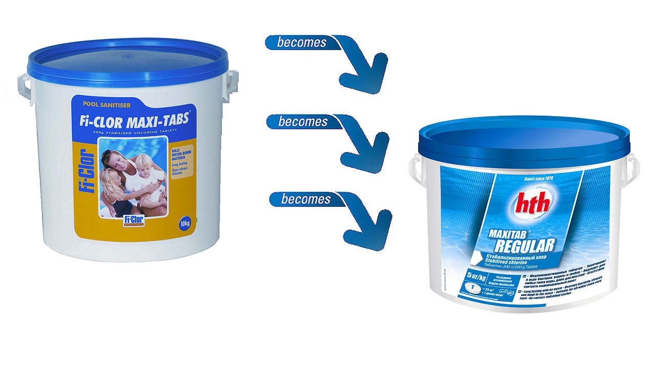 HTH Maxitab Regular Chlorine Tablets 1.2kg