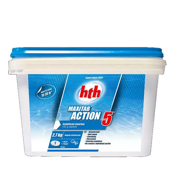 HTH Maxi Action5 Tablets 2.7kg