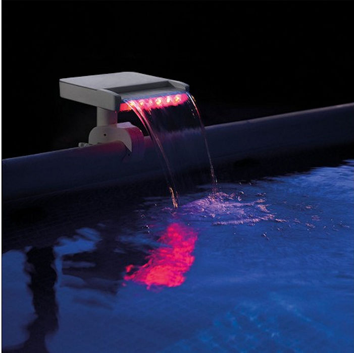 Intex Multi-Coloured LED Swimming Pool Waterfall - UK Pool Store