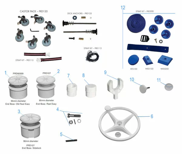 Swimming Pool Reel System Spares - UK Pool Store