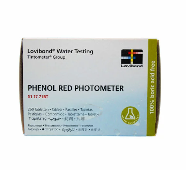 pH Testing - Pool Water Testing - Phenol Red Test Tablets